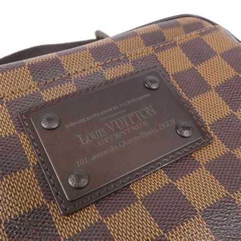 ルイヴィトン ダミエ バムバッグ ブルックリン N41101 ショルダーバッグ メルカリ