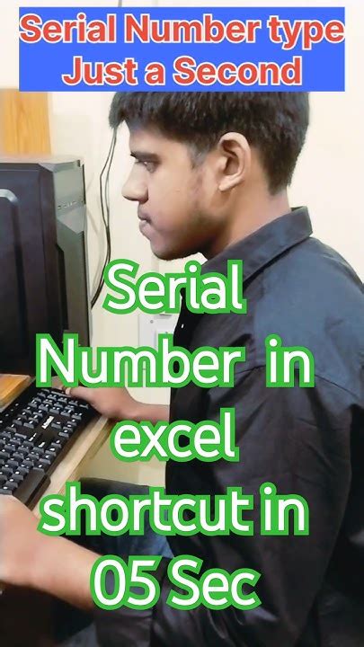 serial number in excel shortcut automatic serial number in excel