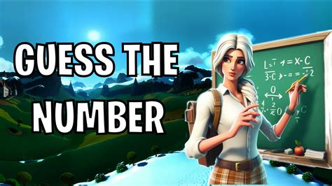 Guess The Number 🔎⭐ 7583 0235 4972 By Brocklee Fortnite Creative Map Code Fortnite Gg