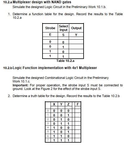 Solved 10 1 A Multiplexer Design With AND OR And INVERTER Chegg Com