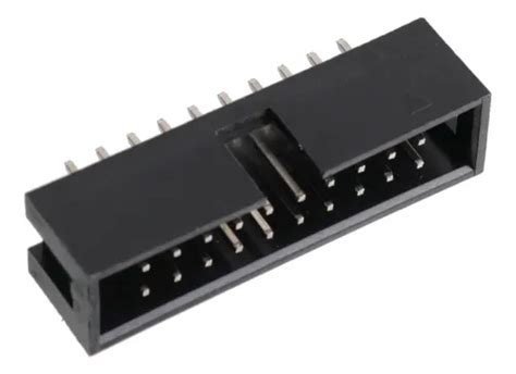 100 Conector Caixa Header 20 Vias Macho 2 54mm 180º Placa Mercadolivre