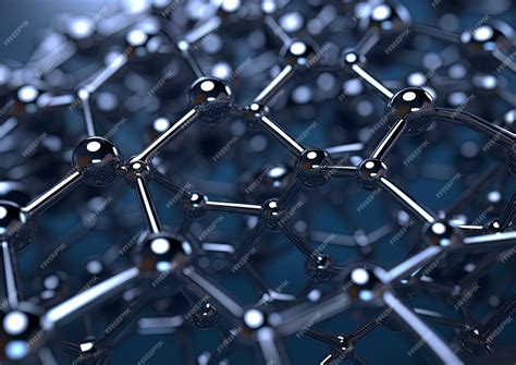 생화학 과정의 의학 연구에서 나노기술의 과학 분자 D 그림 프리미엄 사진