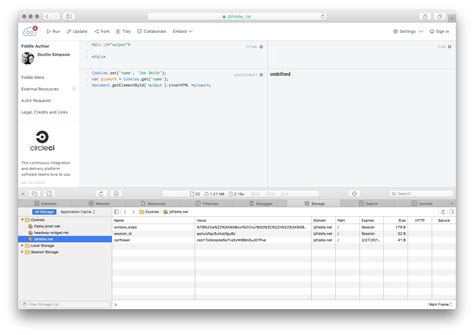 Javascript Js Cookie Always Returns Undefined Stack Overflow