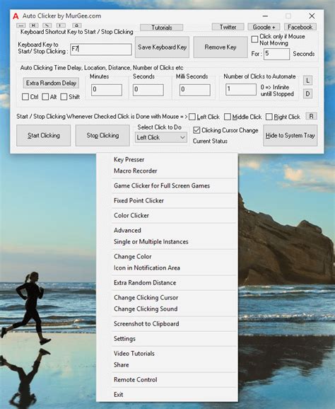 Auto Click By Holding Keyboard Key