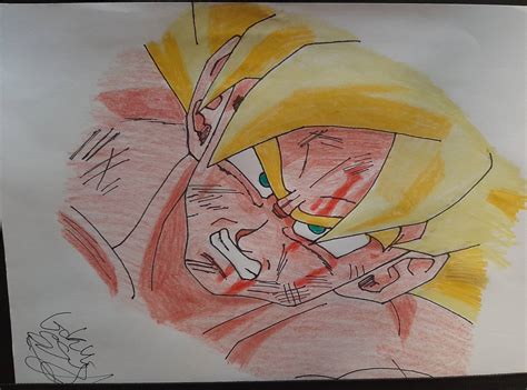Goku Ssj Namek By Dbartzs On Deviantart
