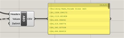 csv export data lists grasshopper mcneel forum