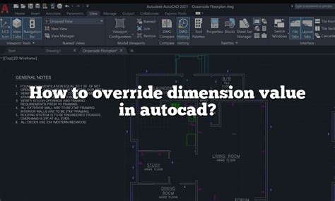 How To Override Dimension Value In Autocad Caddikt