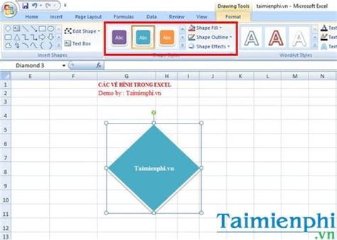 Drawing Shapes In Excel 2010 2003 2007 2016 2013