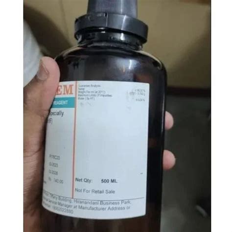 Methanol Specially Dried 500ml At Rs 340 Litre Ghaziabad ID 2851213120630