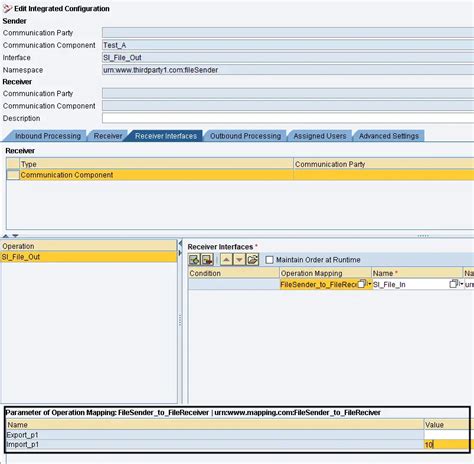 parametarized mapping example in sap pi po sap integration hub