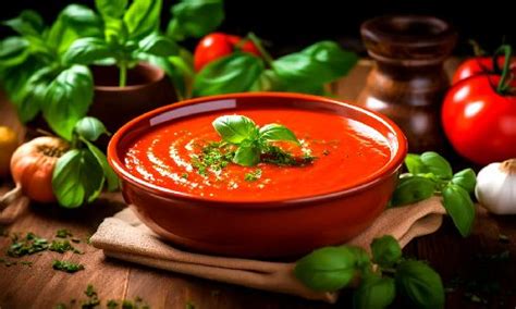 Sinforme Sopa De Tomate Com Manjericão