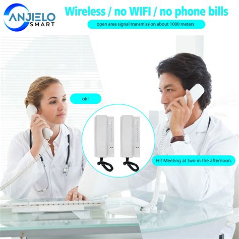 2 4ghz Wireless Audio Intercom System Access Door Phones Home Door Pho Zhongshan Anjielo Smart
