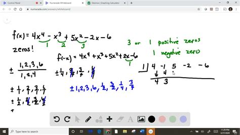 Solvedfind All Zeros Of The Polynomial Function
