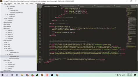 laravel blog template bootstrap 4 youtube