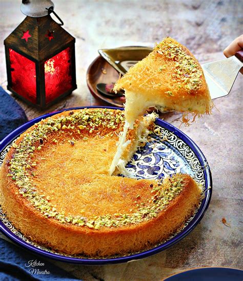 Kunafa Middle Eastern Dessert Middle Eastern Desserts Arabic Food