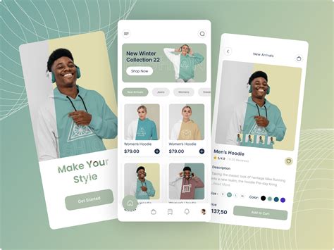 Ecommerce Mobile App Concept On Behance