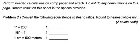 solved perform needed calculations on comp paper and attach