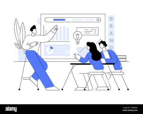 Branded Workshop Abstract Concept Vector Illustration Stock Vector