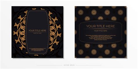 그리스 장식과 검은 색의 인쇄 디자인 엽서에 대한 세련된 템플릿 이슬 패턴으로 초대를 준비합니다 0명에 대한 스톡 벡터 아트 및 기타 이미지 Istock