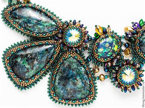 Колье Осенний Вечер Beaded Embroidery Beaded Jewelry Beaded Necklace