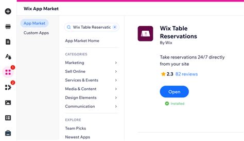 wix restaurants adding and setting up wix table reservations help