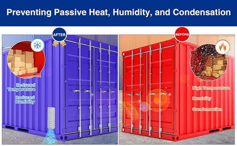 2 Pack Shipping Container Air Vent Kitgalvanized Steel Transportation