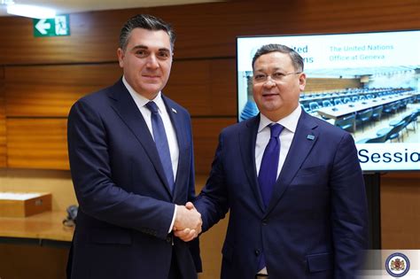 საქართველოსა და ყაზახეთის საგარეო საქმეთა მინისტრებმა ორ ქვეყანას შორის თანამშრომლობის საკითხები