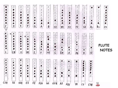 My Blog Flute Notes Chart
