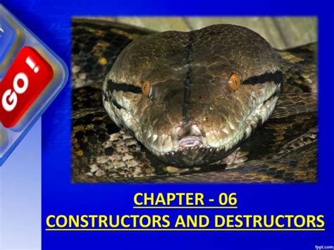 Chapter 06 Constructors And Destructors Pptx