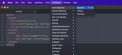 How To Beautify Code Using The Atom Beautify Plugin For GitHub Atom App