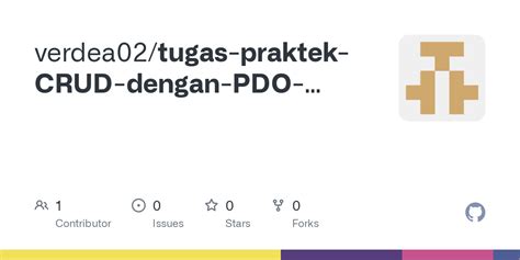 Tugas Praktek Crud Dengan Pdo Pemwebupdatepenggunaphp At Main