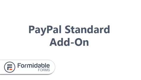 Formidable Paypal Standard Addon Wordpress Plugin Gplplace