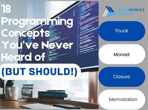 18 Programming Concepts Youve Never Heard Of But Should By Jimninomics Sep 2024 Medium