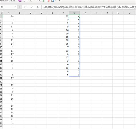 How Can I Make Excel Return The Most Frequently Occurring Value And Its