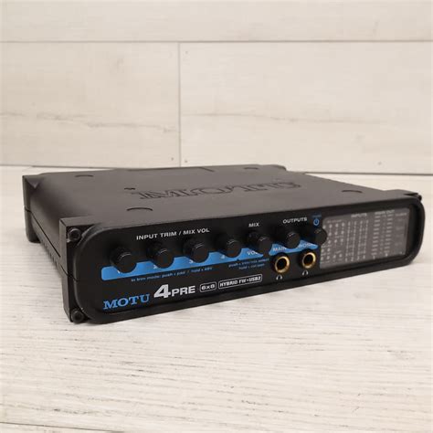 Motu 4pre 6x8 Usb And Firewire Interface W Psu Reverb