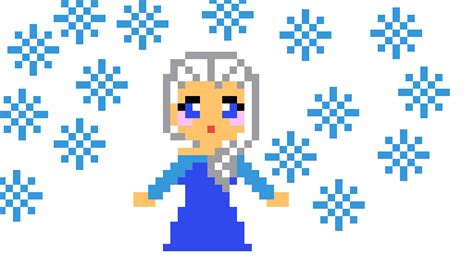 Pixilart Elsa By Loocobr