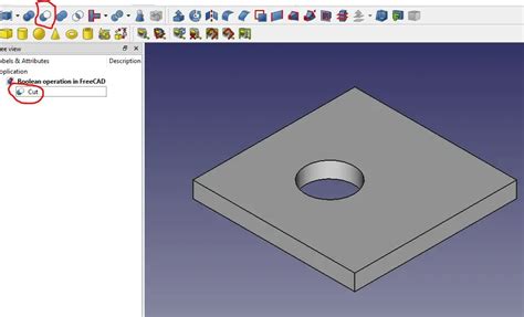 Basics Of Boolean Operation In Freecad Mechnexus Basics Of Boolean Operation In Freecad Mechnexus