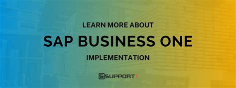 SAP Business One Implementation SAP Business One Consulting