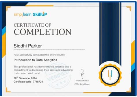Siddhi Parker On Linkedin Dataanalytics Continuouslearning Simplilearn