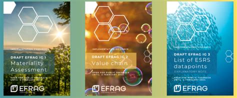 Efrag Presents Three Guidelines To Implement Esrs And To Comply With The Corporate
