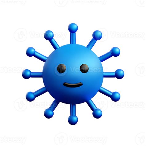 Virus 3d Rendering Icon Illustration 28713238 Png