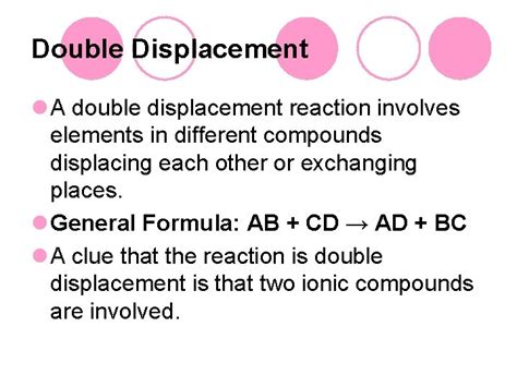 Matter Bonding Lesson 8 Double Displacement Double Displacement
