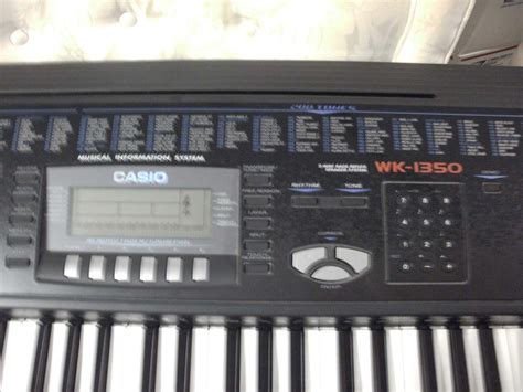 Vintage Casio Wk 1350 Musical Information System And Synthesizer Ebay