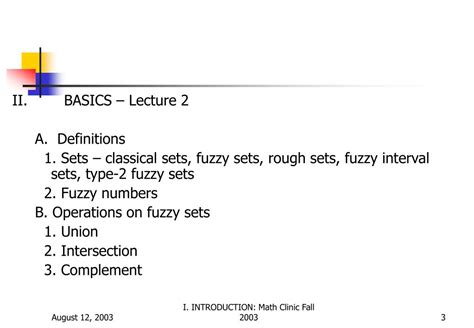 Ppt Introduction To Fuzzy Set Theory Weldon A Lodwick Powerpoint Presentation Id249055