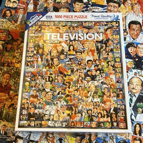 White Mountain Games Television History 00 Piece Jigsaw Puzzle By