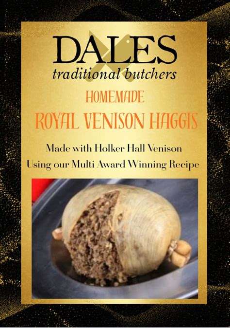 Buy Award Winning Homemade Haggis Online Dales Traditional Butchers