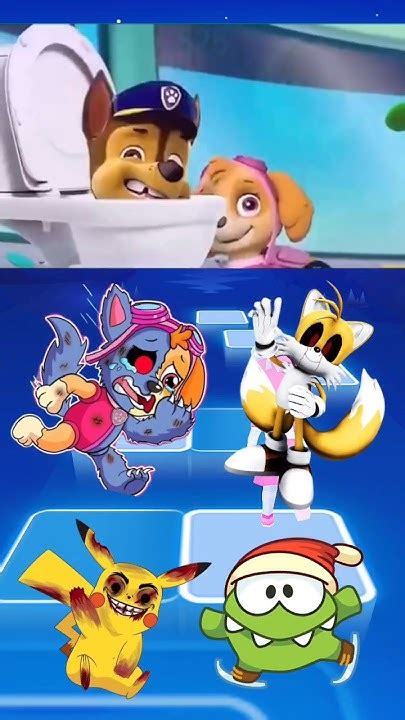 Scary Sonic Knuckles Evil 🆚 Paw Patrol Toilet Marshall 🆚 Pikachu Exe 🆚