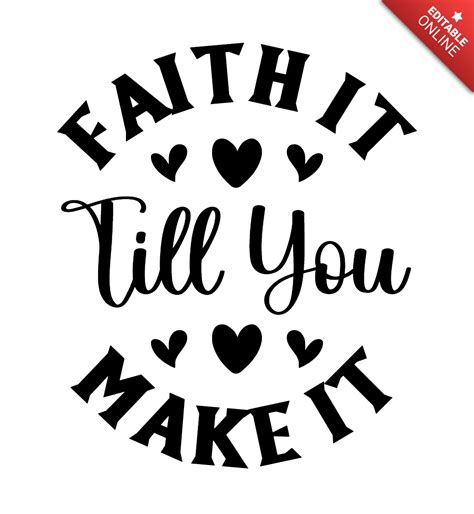 Верьте пока не сделаете вдохновляющий шаблон дизайна футболки Бесплатный шаблон дизайна