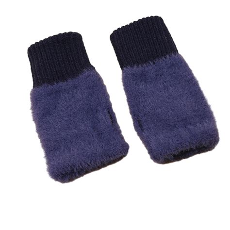 Honrane Ladies Half Finger Gloves Women Thermal Insulated Gloves Women