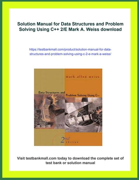 Solution Manual For Data Structures And Problem Solving Using C 2e